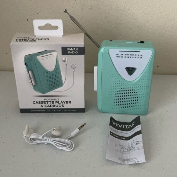 Portable Audio & Video | Vivitar Retro Cassette Player With Radio ...